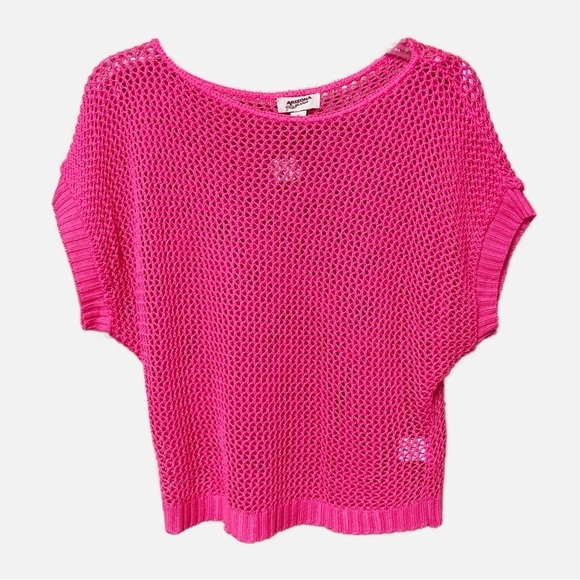 Arizona Jean Company | Tops | Nwt Arizona Hot Pink Mesh Top | Poshmark
